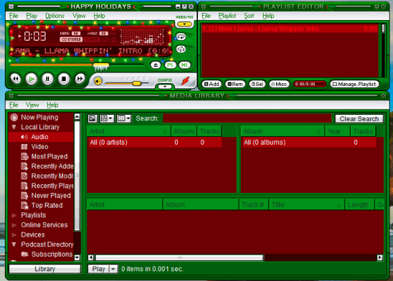 Free visualizations for winamp media player - elsop